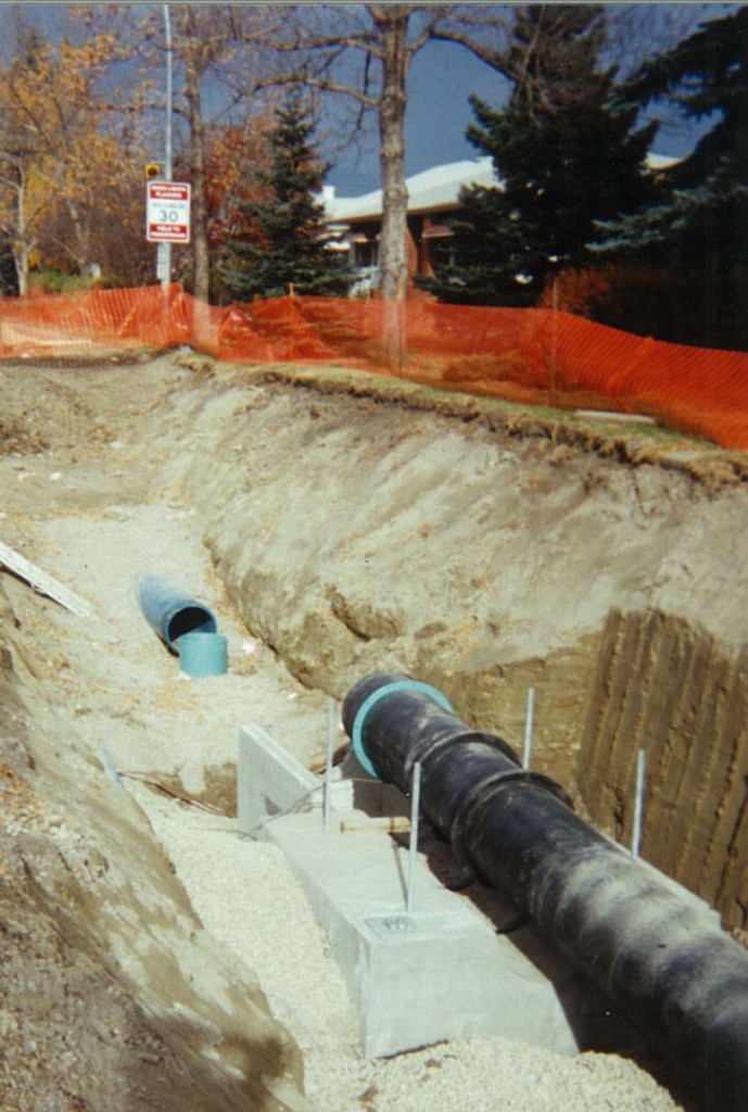 Watermains, HDPE Pipe, City of Calgary